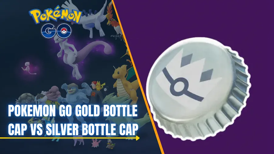 Pokemon GO Gold Bottle Cap vs Silver Bottle Cap